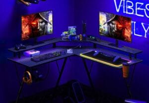 The 5 Best L-shaped Gaming Desks - LayoutMag UK